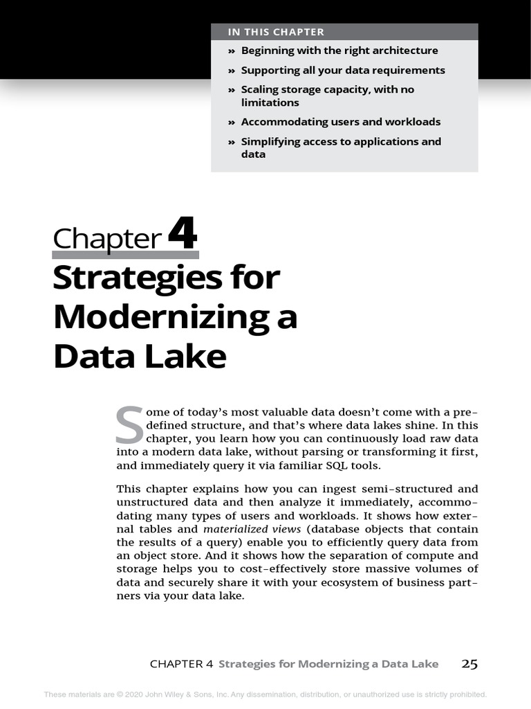 Cloud Data Lakes For Dummies Snowflake Special Edition V1 4 | PDF | Cloud Computing | Databases