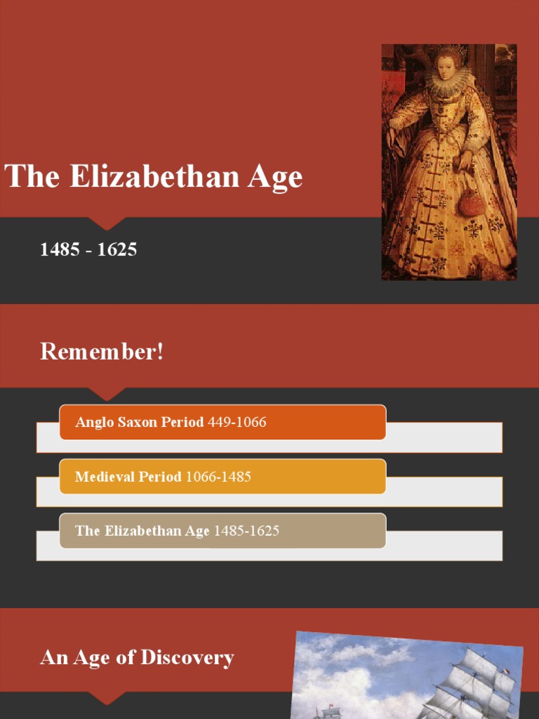 The Elizabethan Age | PDF | William Shakespeare | Elizabeth I Of England