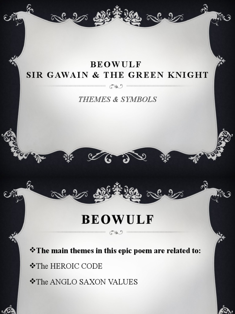 Beowulf and Sir Gawain | PDF