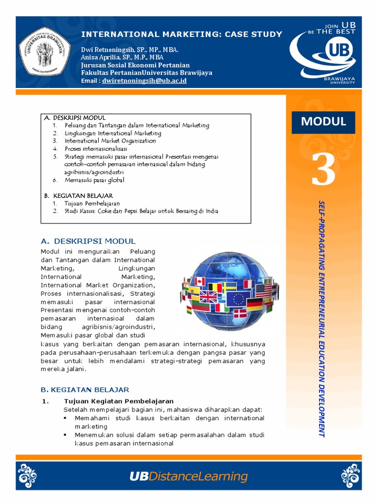 Modul 3 (International Marketing Case Study) PDF | PDF