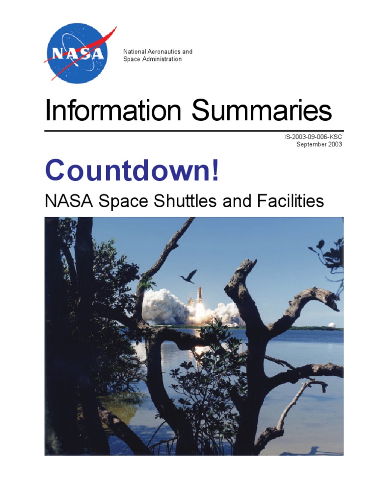 Countdown NASA Space Shuttles and Facilities | PDF | Science ...