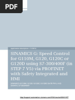 Sinamics Speed G120 Profinet | PDF | Parameter (Computer Programming) | Computer Engineering