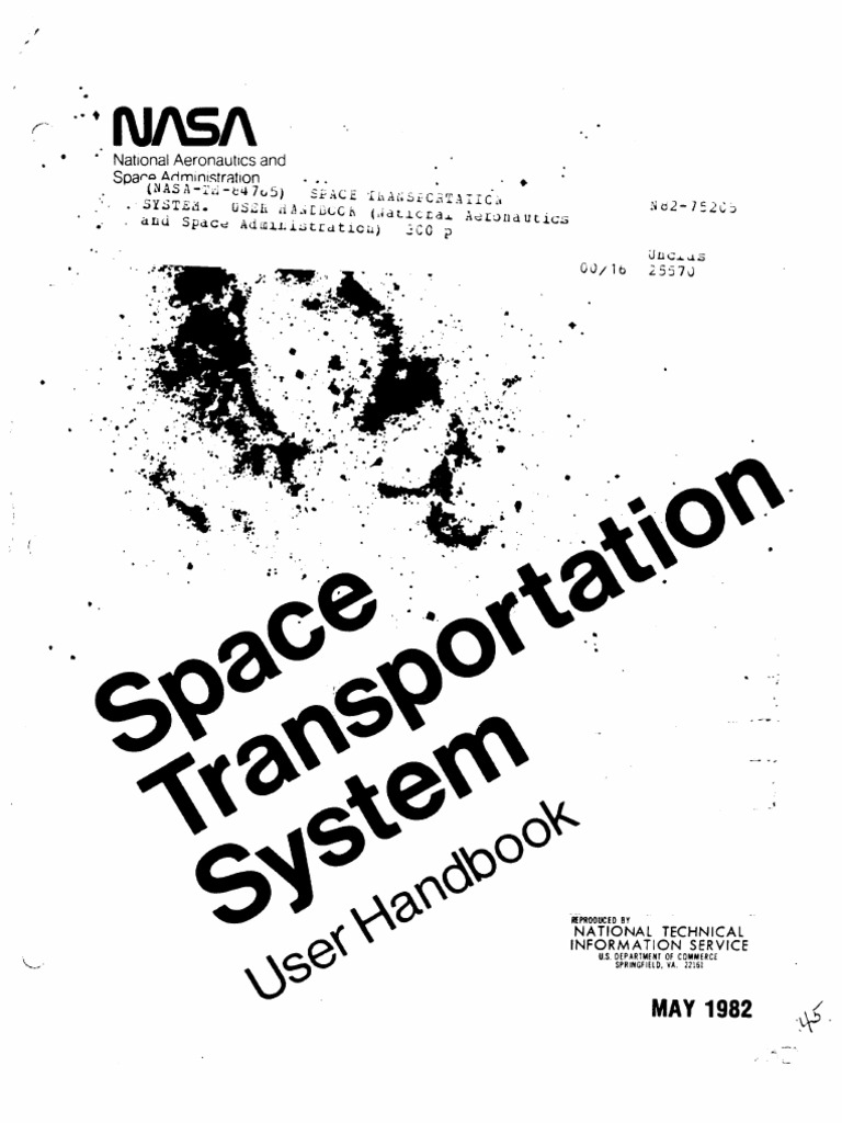 Space Transportation System User Handbook | PDF | Space Shuttle ...