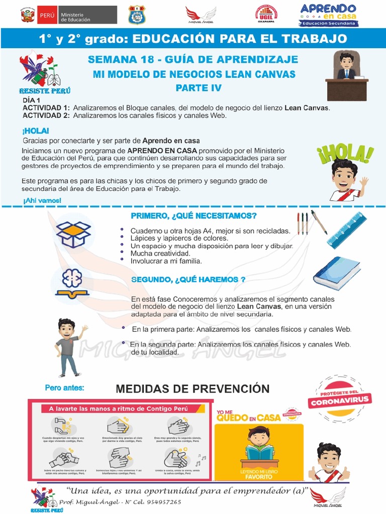 EPT 1°y 2° SEMANA 18 ACTIVIDAD Y RECURSO | PDF