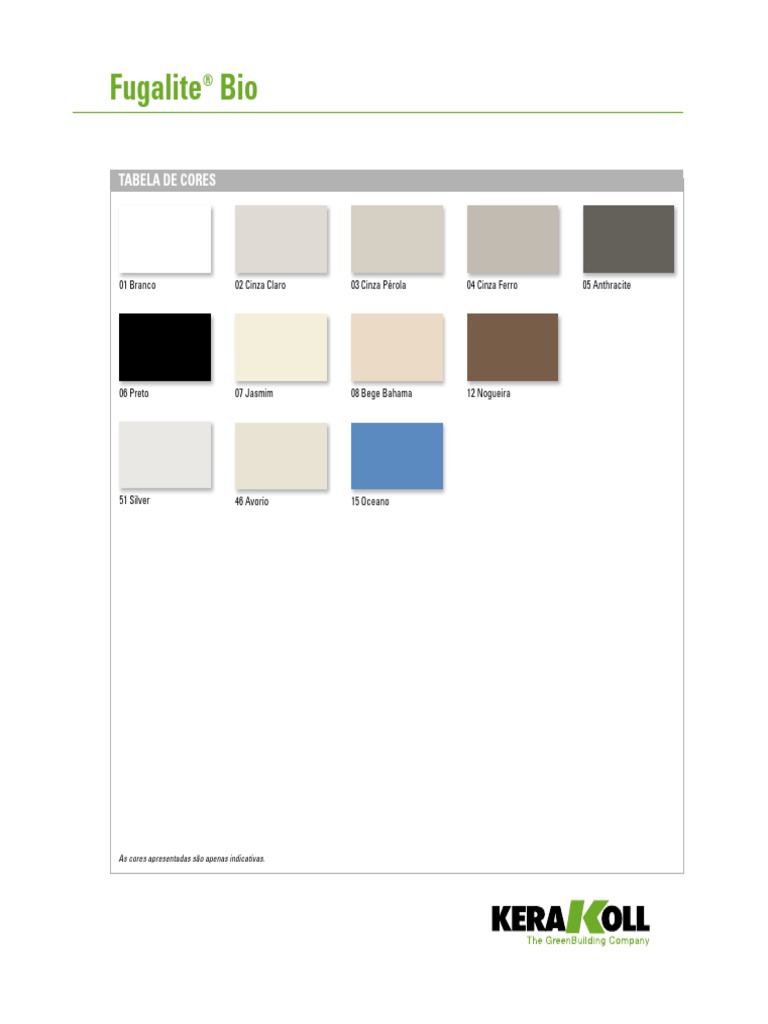 Cartella Colori Fugalite Bio BR 2020 PDF | PDF