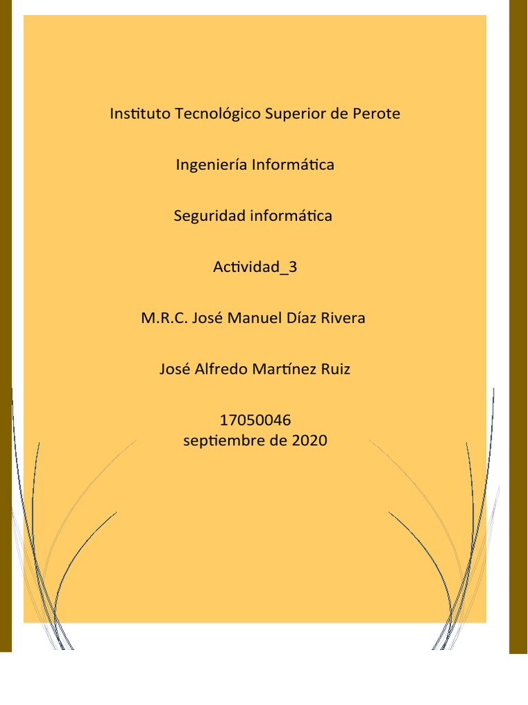 Diagrama de La Vision Global de La Seguridad Informatica | PDF | La ...