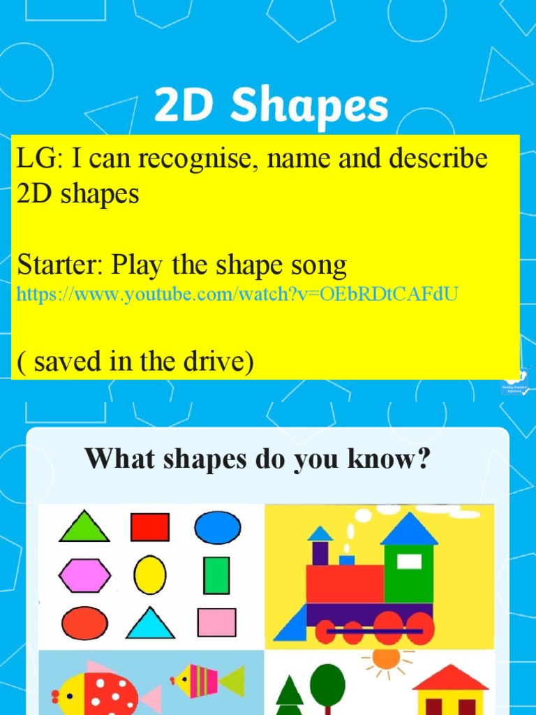2D Shapes Recognition and Activities | PDF