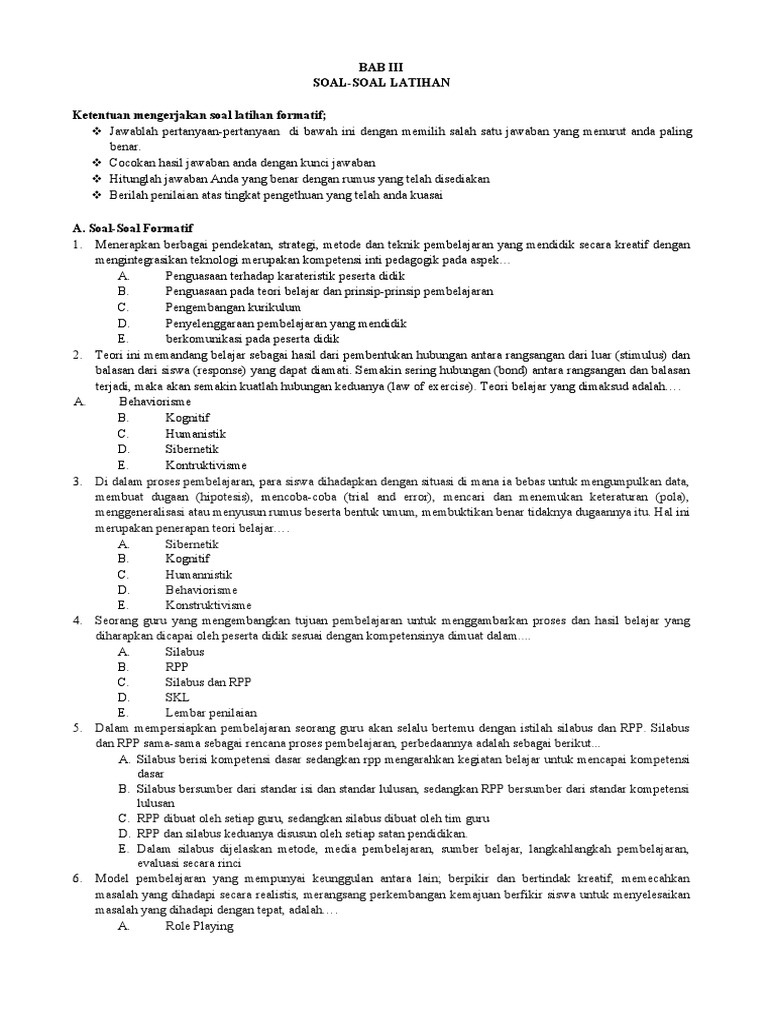 Latihan Soal AKG 2020,1 | PDF