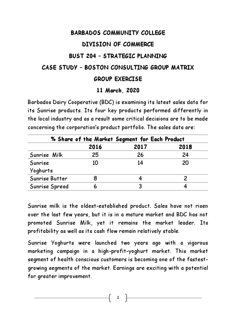 BCG Case Study | Download Free PDF | Economies | Market (Economics)