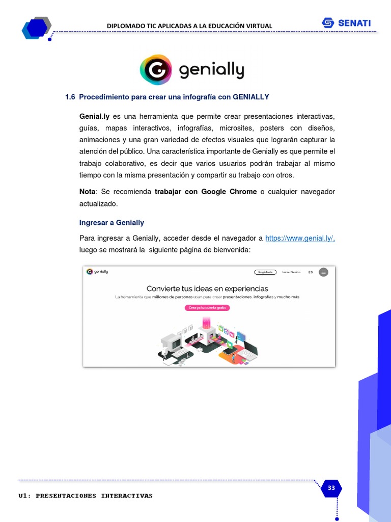 Guia Para Herramienta Genially Pdf Pdf Tecnología De Información Y