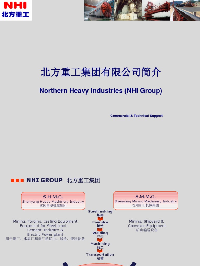 NHI Brief Introduction | PDF | Mill (Grinding) | Economic Sectors