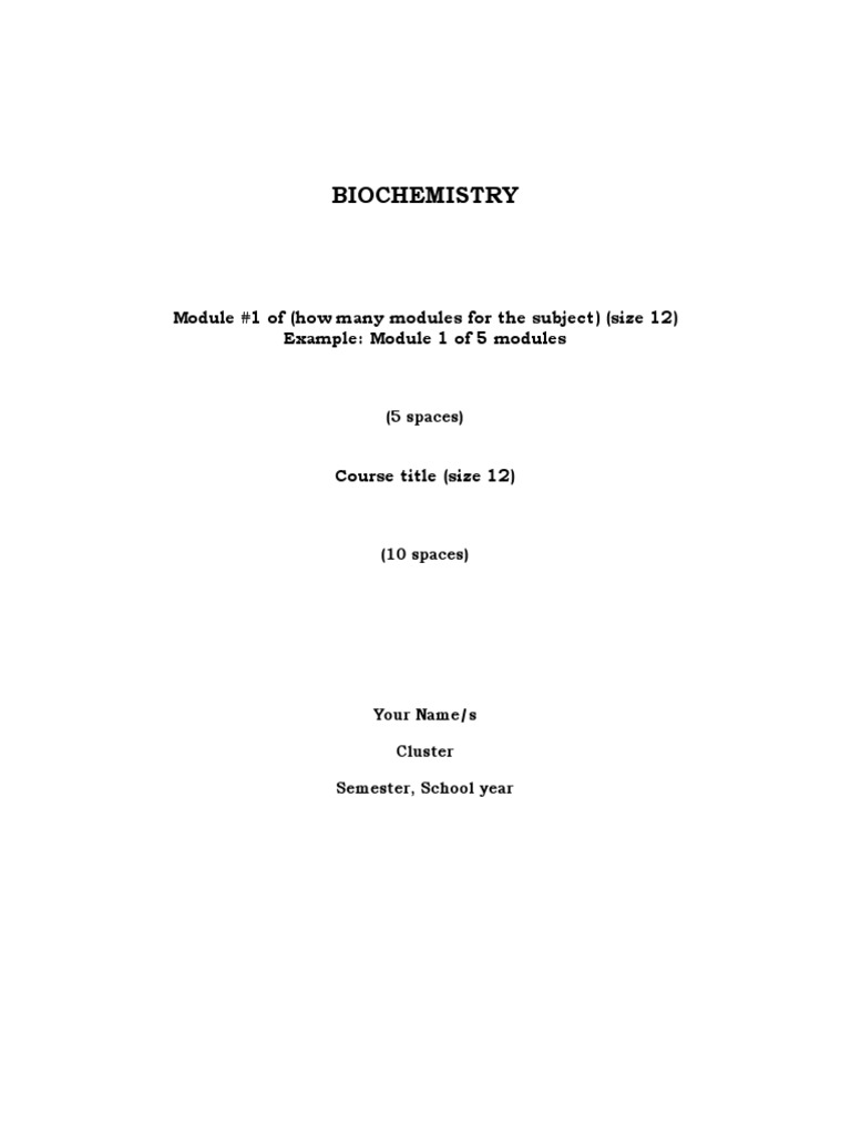 Module 2 Biochemistry | PDF | Genetic Code | Hemoglobin