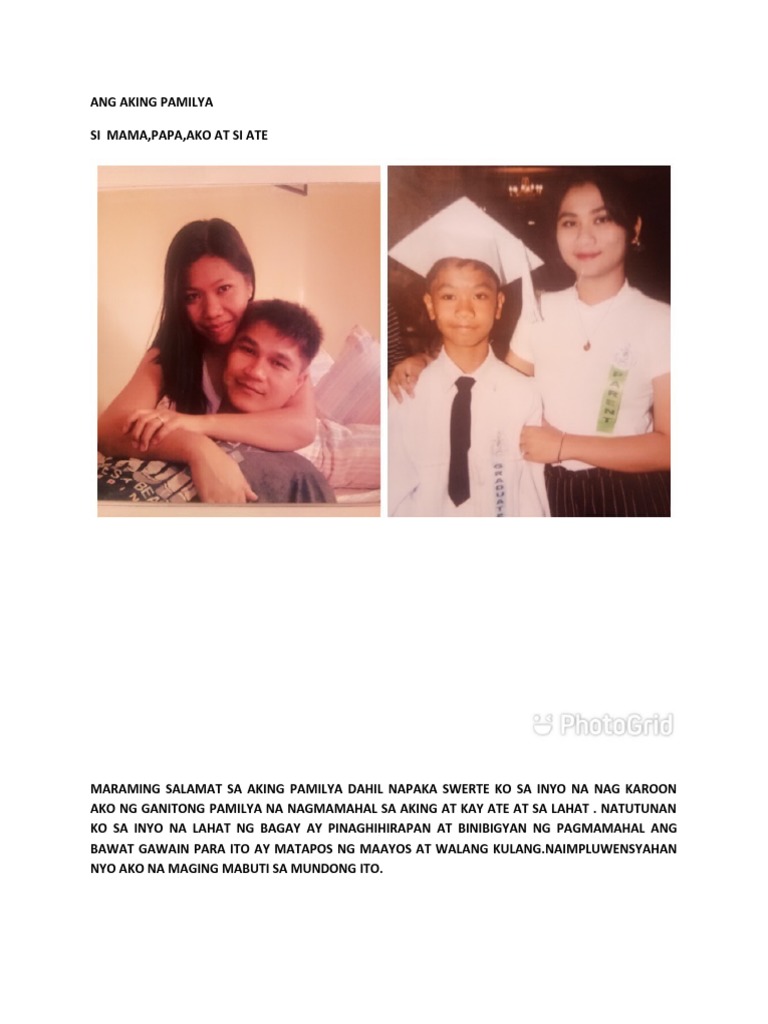 Ang Aking Pamilya | PDF