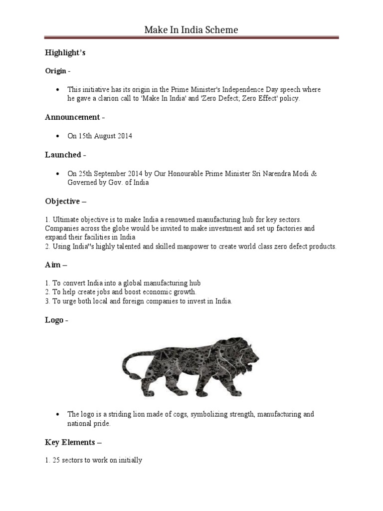 Make in India 3rd Project | PDF | Foreign Direct Investment | Economic ...