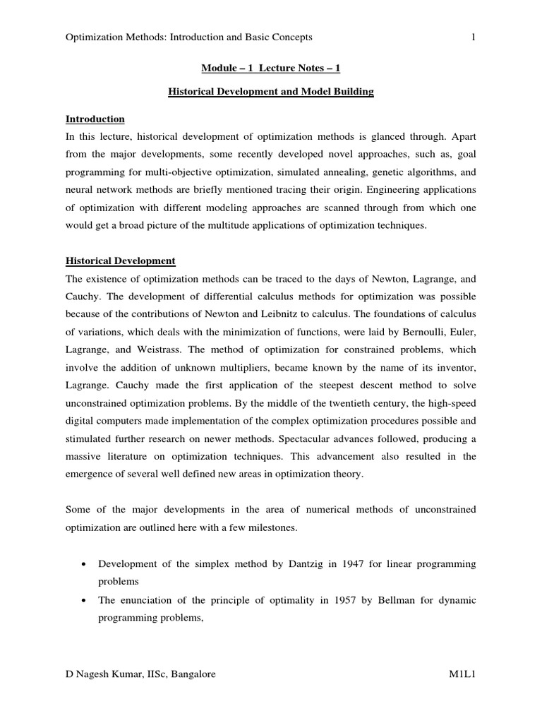 Module 2-Advanced Computational Techniques | PDF | Mathematical ...