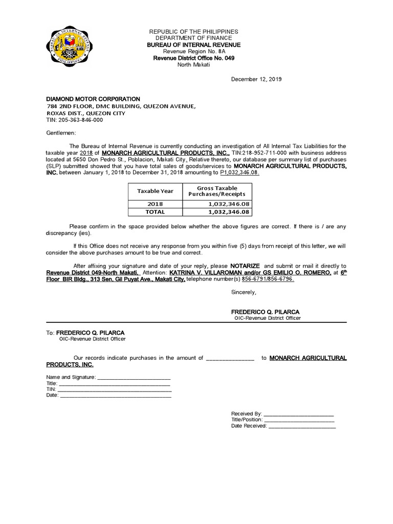 Tpi Letter Monarch | PDF | Taxation | Economies