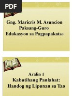 EsP 9 - Modyul 1 DLL | PDF