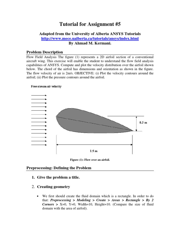 Ansys Airfoil 2D | PDF | Computational Fluid Dynamics | Airfoil