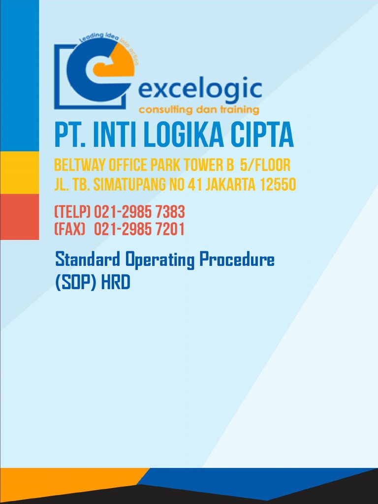 Standard Operating Procedure (Sop) HRD | PDF