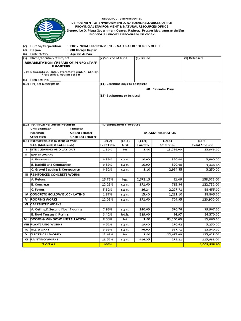 Sample Estimator | Download Free PDF | Tile | Masonry