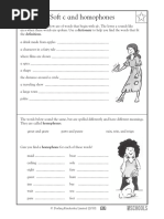 Spelling Wordlist Words With Soft - C | PDF