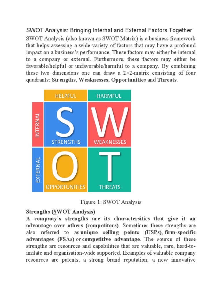 Session 10 Swot, Tows, Porter's 5 Forces | PDF | Swot Analysis | Profit ...