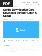 Cara Download Scribd Gratis | PDF