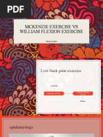 Mckenzie Method Exercises | PDF | Anatomical Terms Of Motion | Human ...