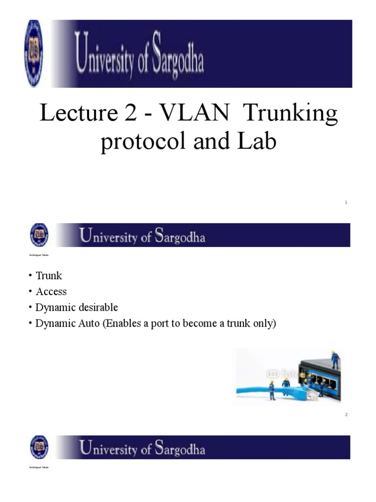 2 - Lecture - VLAN Trunking Protocol and Lab | PDF