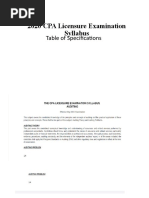FAR Syllabus - October 2025 CPALE | PDF | Expense | Historical Cost