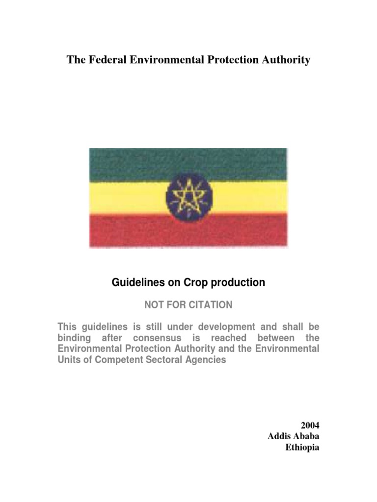 Crop Production Guidelines | PDF | Environmental Degradation | Agriculture