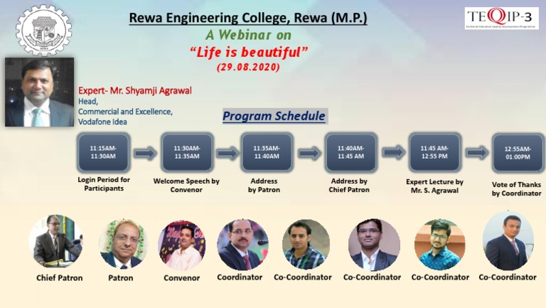 Rewa Engineering College, Rewa (M.P.) : "Life Is Beautiful" | PDF