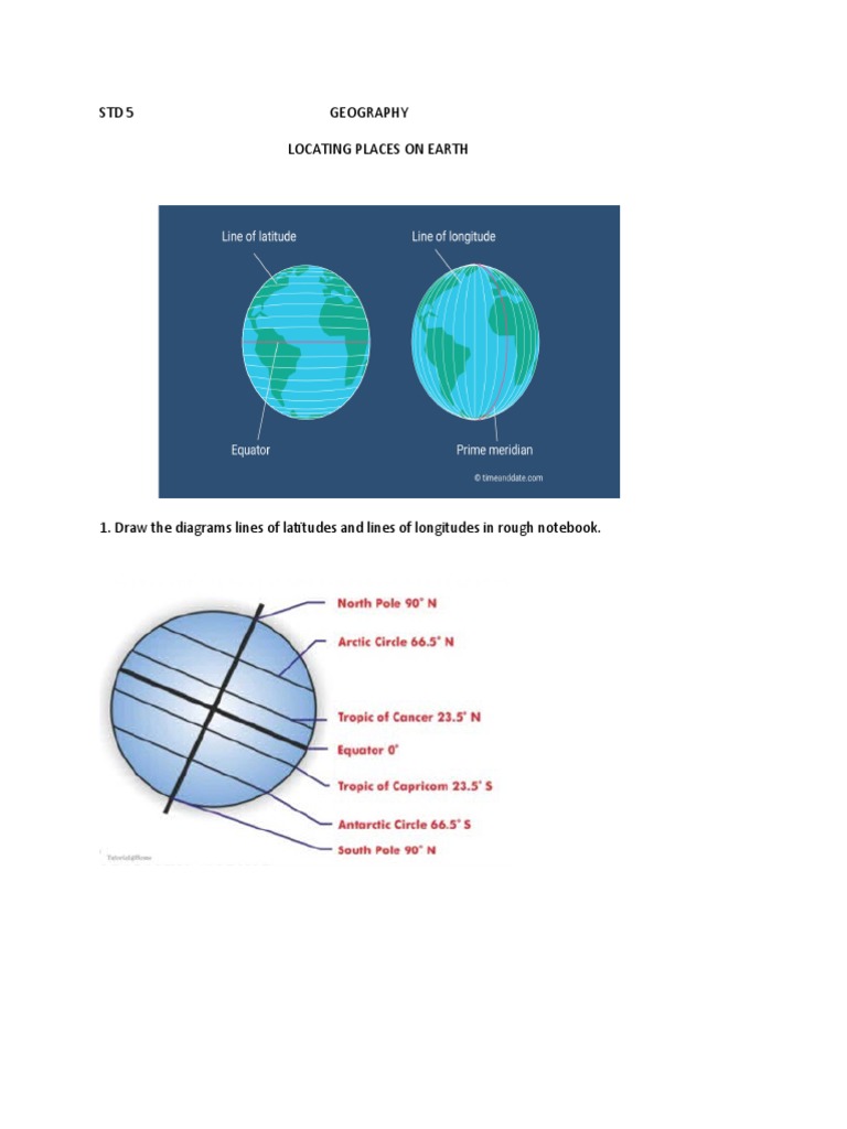 Class 5 Locating Places On Earth 03 May 2020