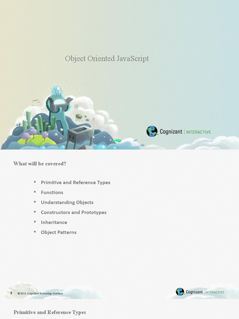 Object Oriented Javascript: © 2013, Cognizant Technology Solutions ...