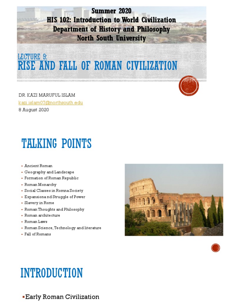 Rise and Fall of Roman Civilization | PDF | Ancient Rome | Roman Republic