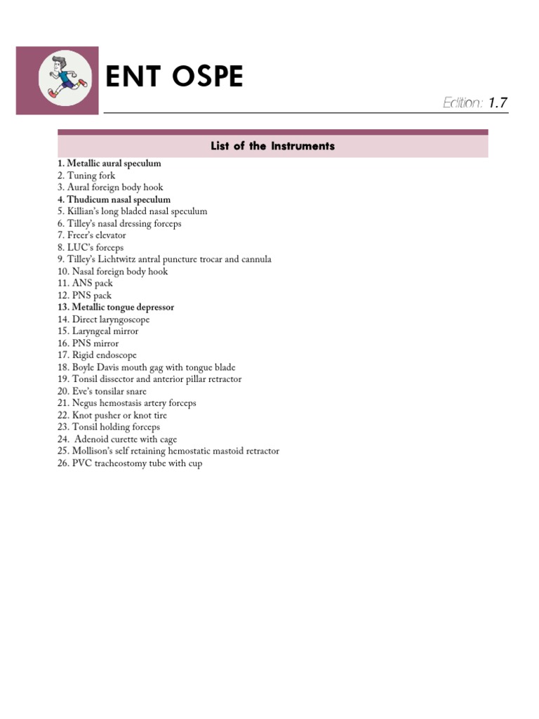 Ent Ospe Badhahin v1 7 PDF | PDF | Thyroid | Medicine