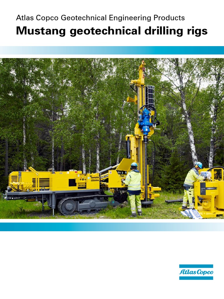 Mustang Geotechical Drilling Rigs PDF | PDF | Drilling Rig | Deep ...
