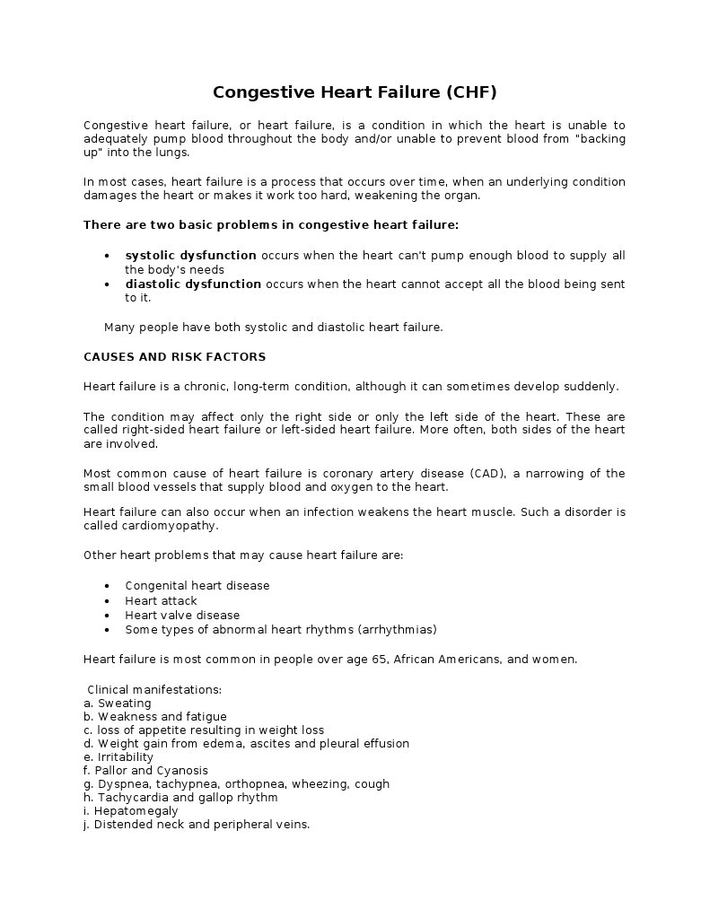 Congestive Heart Failure | Heart | Heart Failure