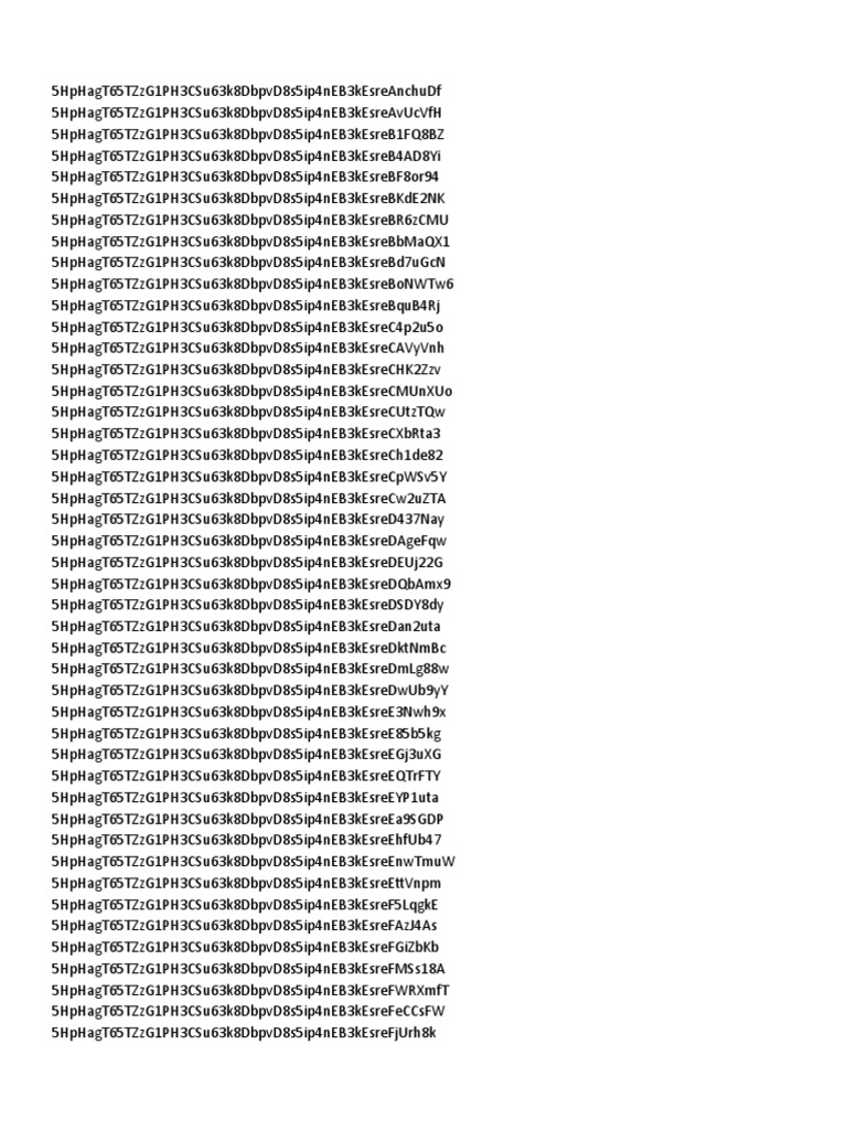 Encrypted Data Strings Collection | PDF