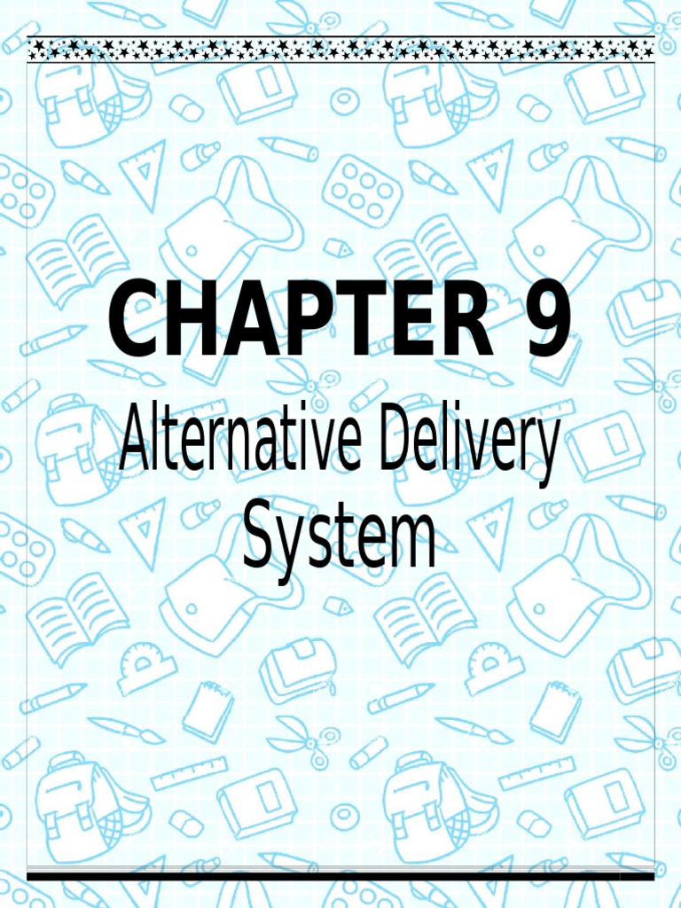 Alternative Deilvery System | PDF | Distance Education | Internet
