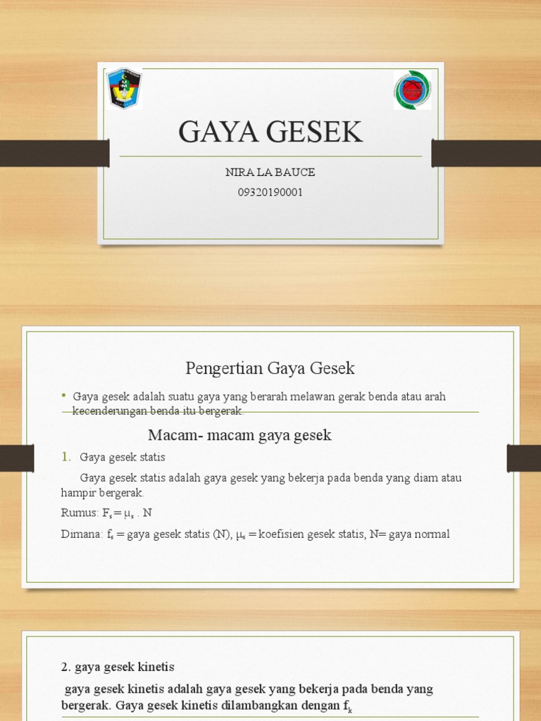 Gaya Gesek | PDF