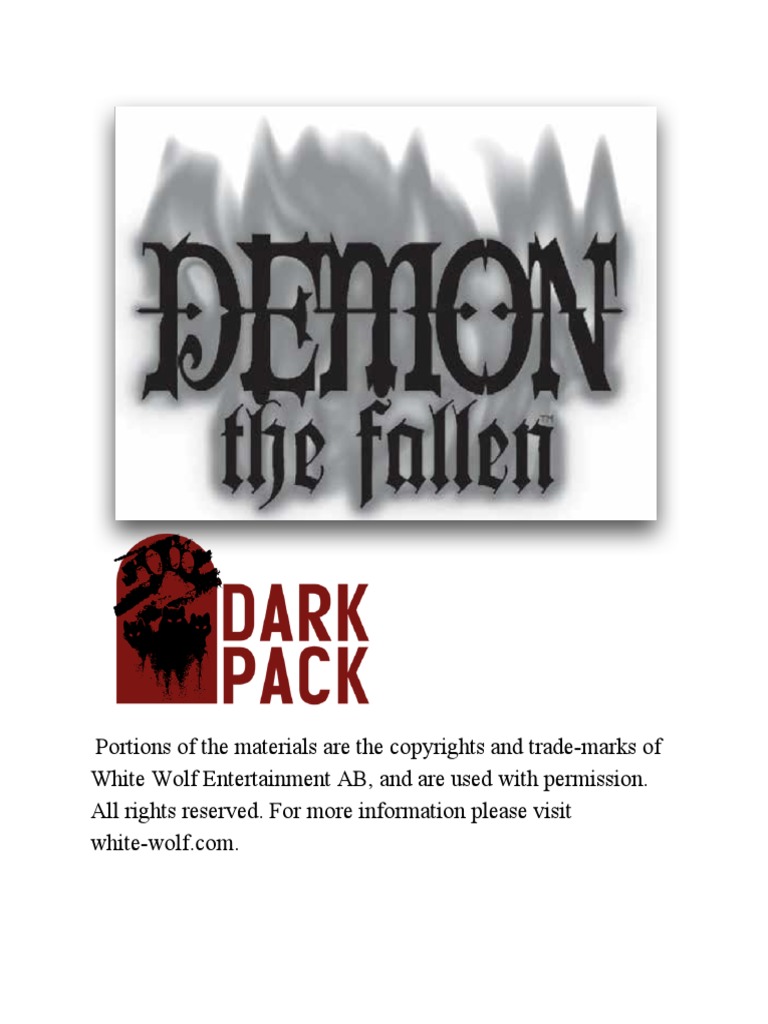 Demon The Fallen Conversion Guide | PDF | Nature