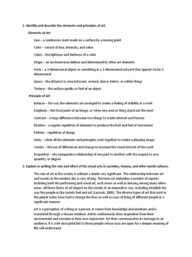 AA - Principles of Art | PDF | Color | Perception