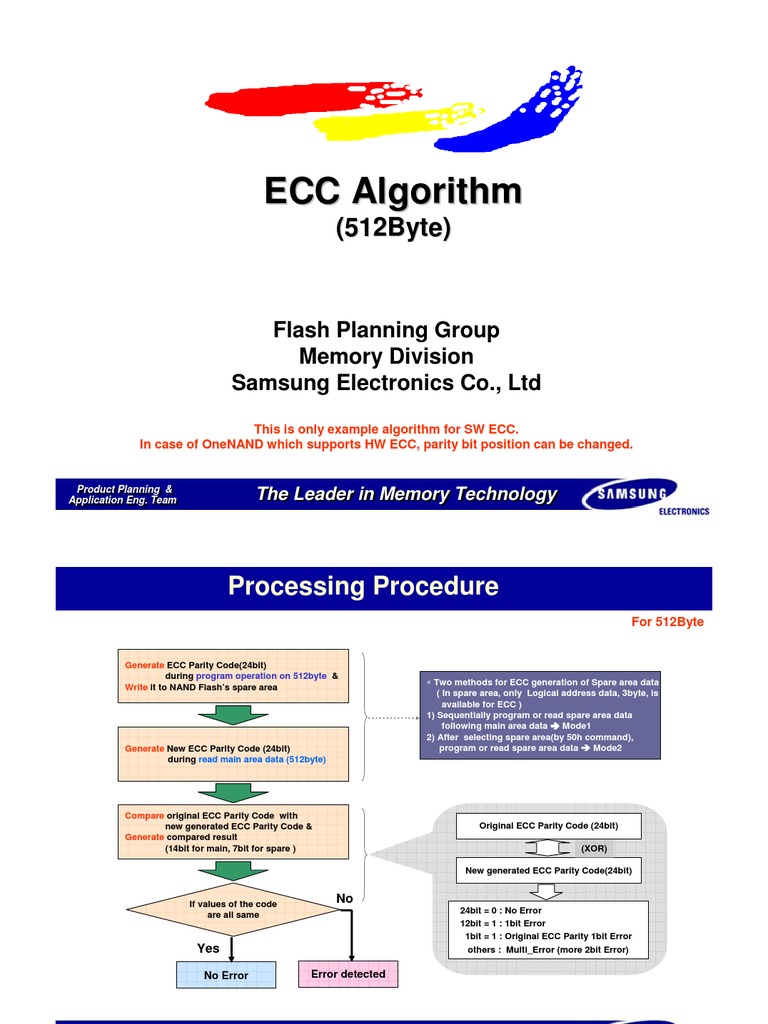 Ecc Algorithm For Web 512b | Download Free PDF | Error Detection And ...