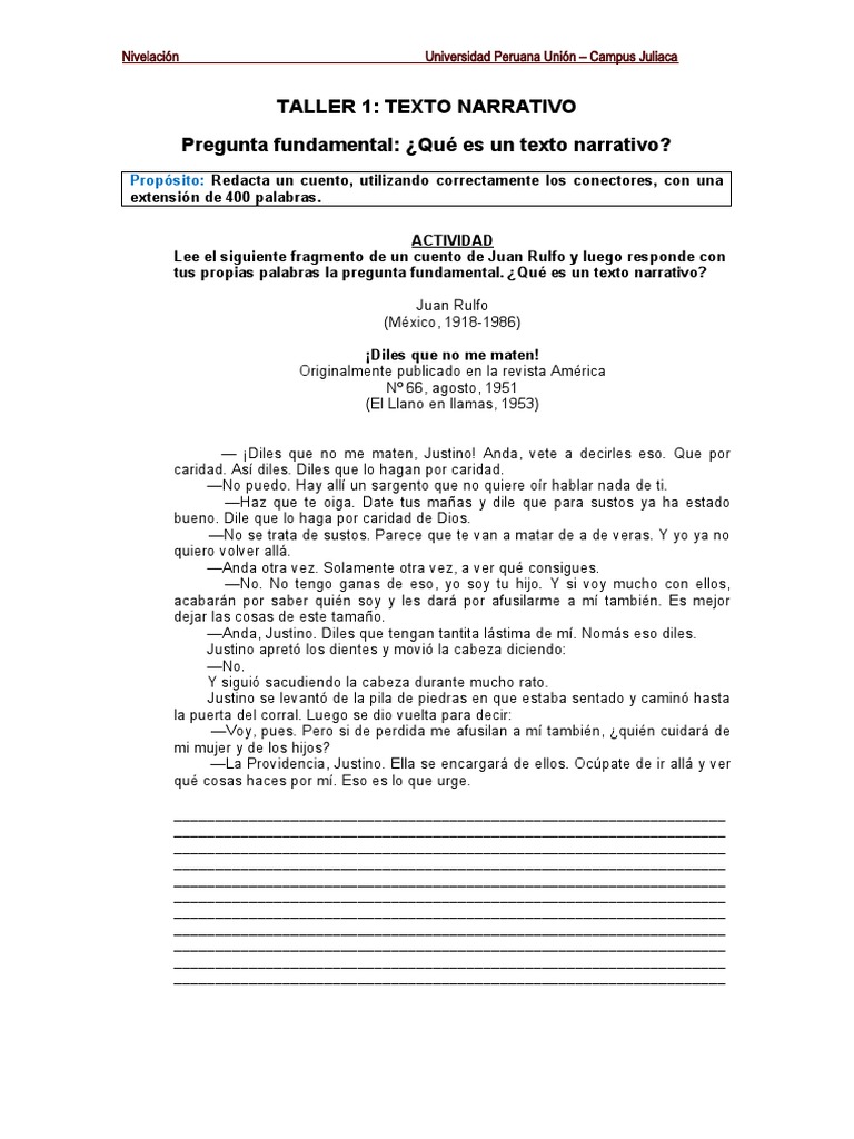 Tema 1 Texto Narrativo | Descargar gratis PDF | Cuentos | Narrativa