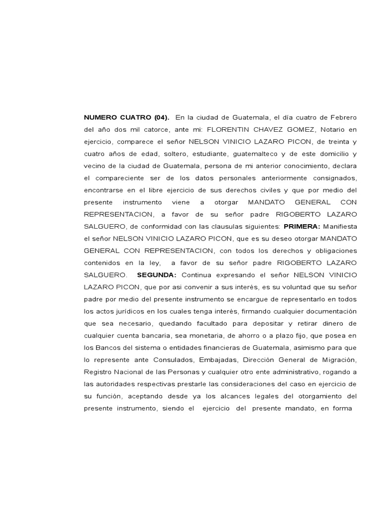 MANDATO | PDF | Guatemala | Bancos