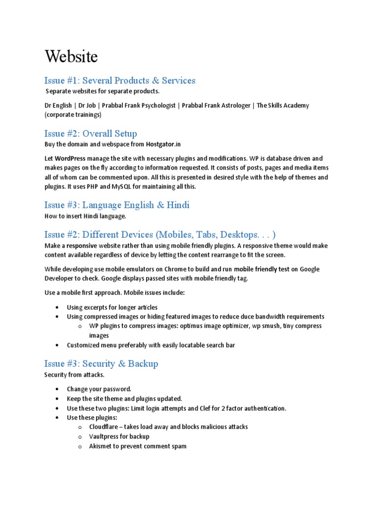 Website Outline For Next | PDF | Search Engine Optimization | Social Media