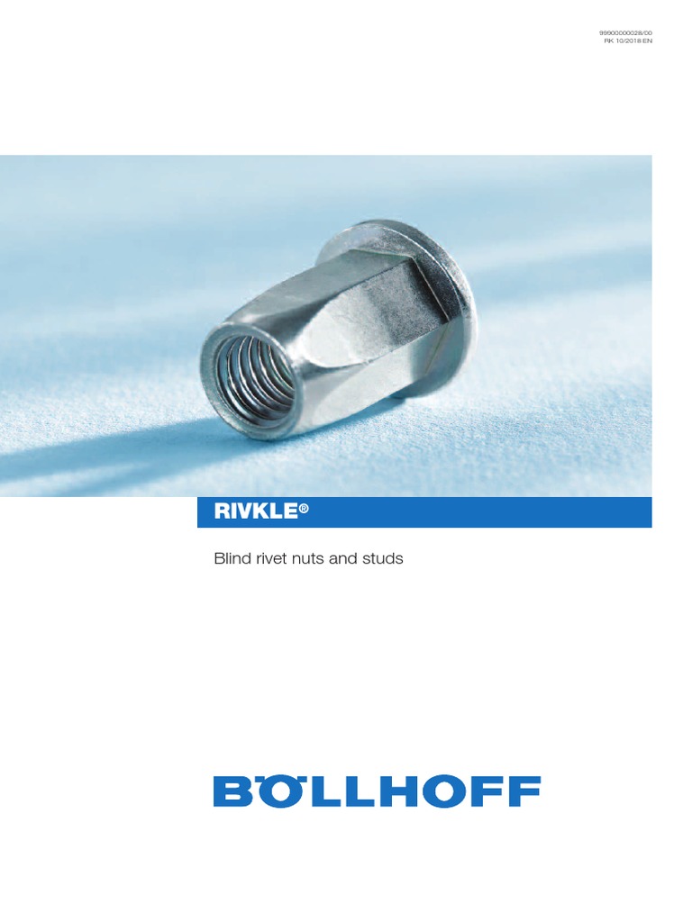 Bollhoff Rivkle Catalog 1-1-18 PDF | PDF | Rivet | Screw