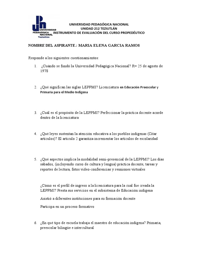 Maria Elena Garcia Ramis | PDF | Educación de la primera infancia | Modificación de comportamiento