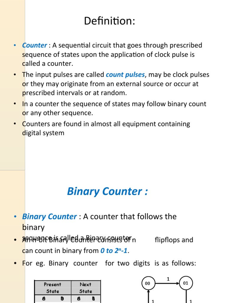 Counters | PDF | Electrical Engineering | Signal Processing